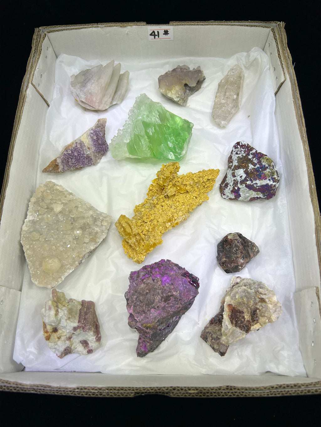12 pcs mix flat #41 – Mineral Angel